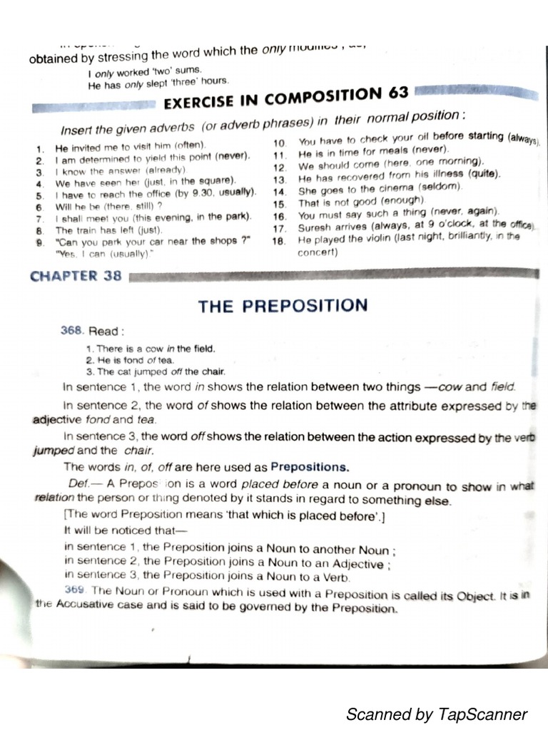 Preposition Book | PDF