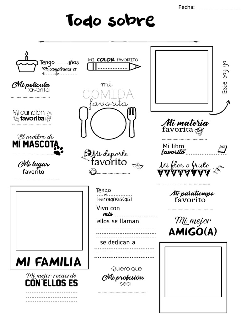 Todo sobre mí y mis gustos | PDF