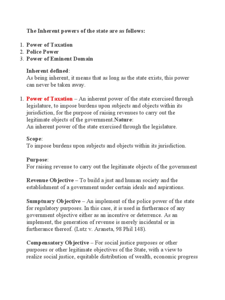 Inherent Powers | PDF | Property | Nationalization