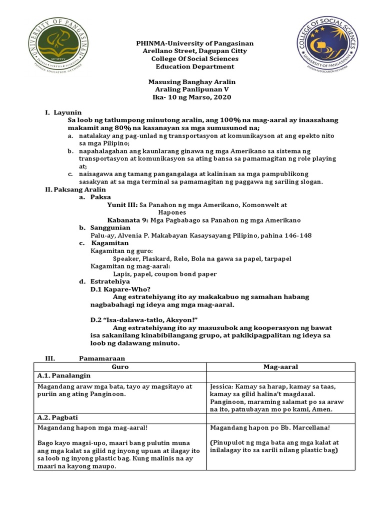 SOC STUD Lesson Plan | PDF
