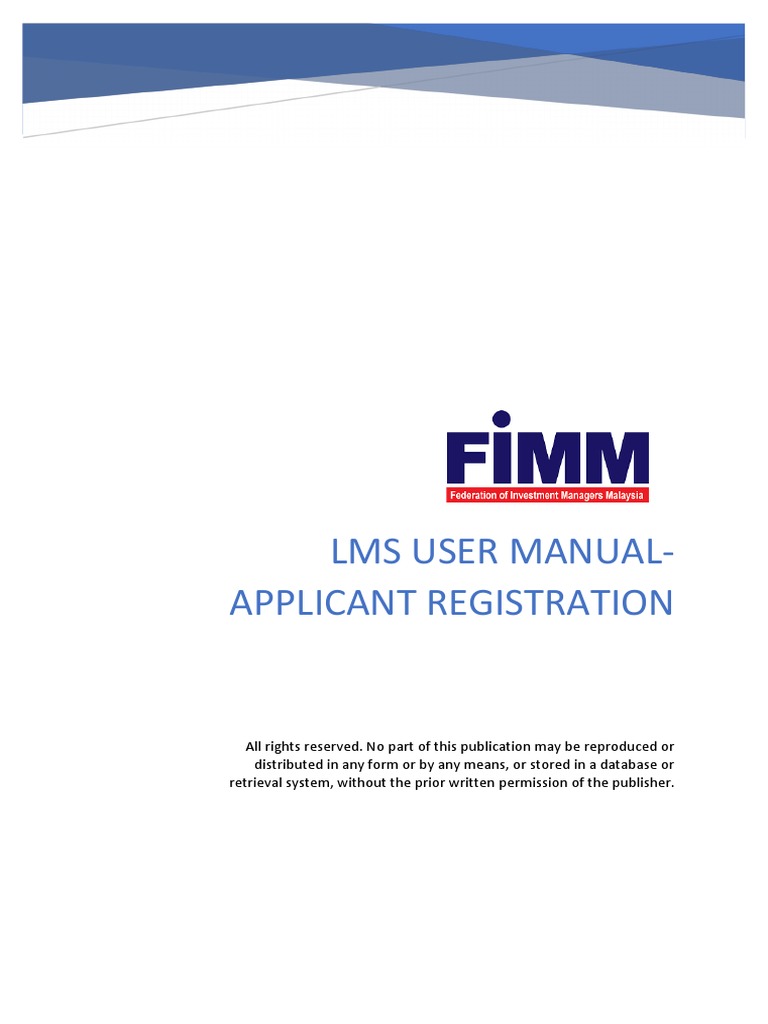 Fimm Lms User Manual | PDF | Login | Password