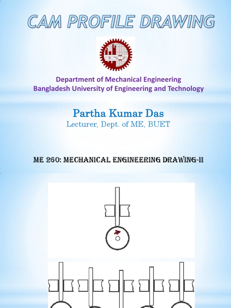 Cam Profile Drawing | PDF