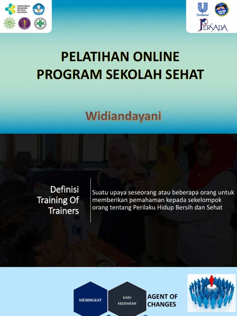 PERSADA-MATERI ToT School Health Program 2021 Presentation | PDF