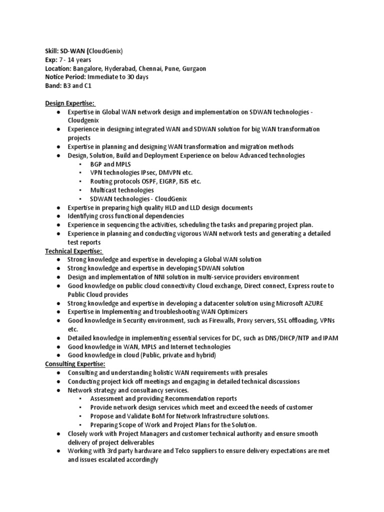 JD SDWAN-Cloudgenix | PDF | Virtual Private Network | Cloud Computing