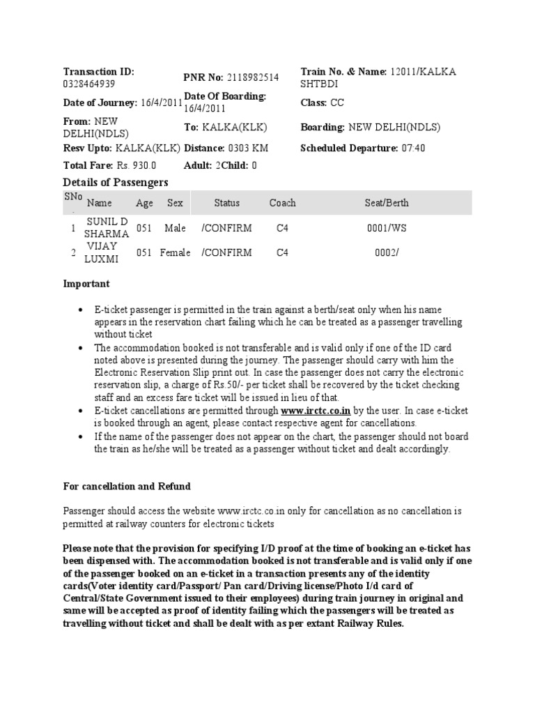 Del SML Ticket | PDF | Ticket (Admission) | Identity Document