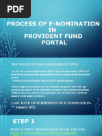 Provident Fund - E-Nomination Process Guide | PDF