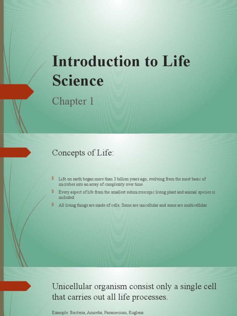 Introduction To Life Science | PDF | Life | Organisms