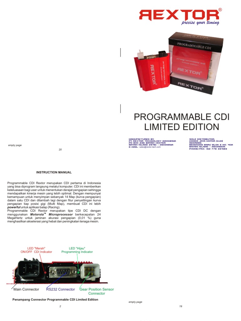 Instruction Manual Pcdi PDF | PDF