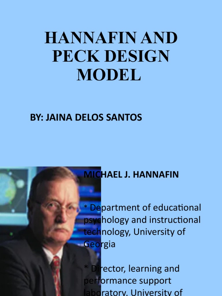 Hannafin and Peck Design Model | PDF