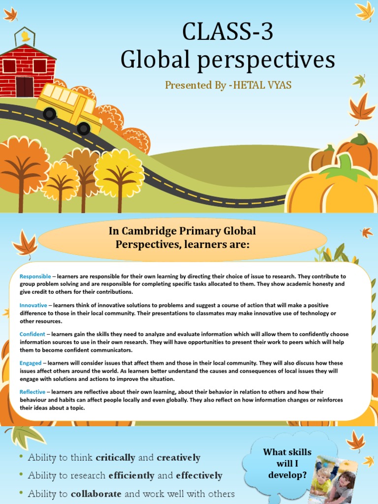 Global Perspective - Class - 3 | PDF | Test (Assessment) | Whales