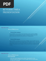 On-Site FMEA Review Checklist Reverse FMEA Manufacturing Process | PDF