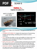 Seam 2 Week 3 The Fundamentals of Ship Stability Initial Stability ...