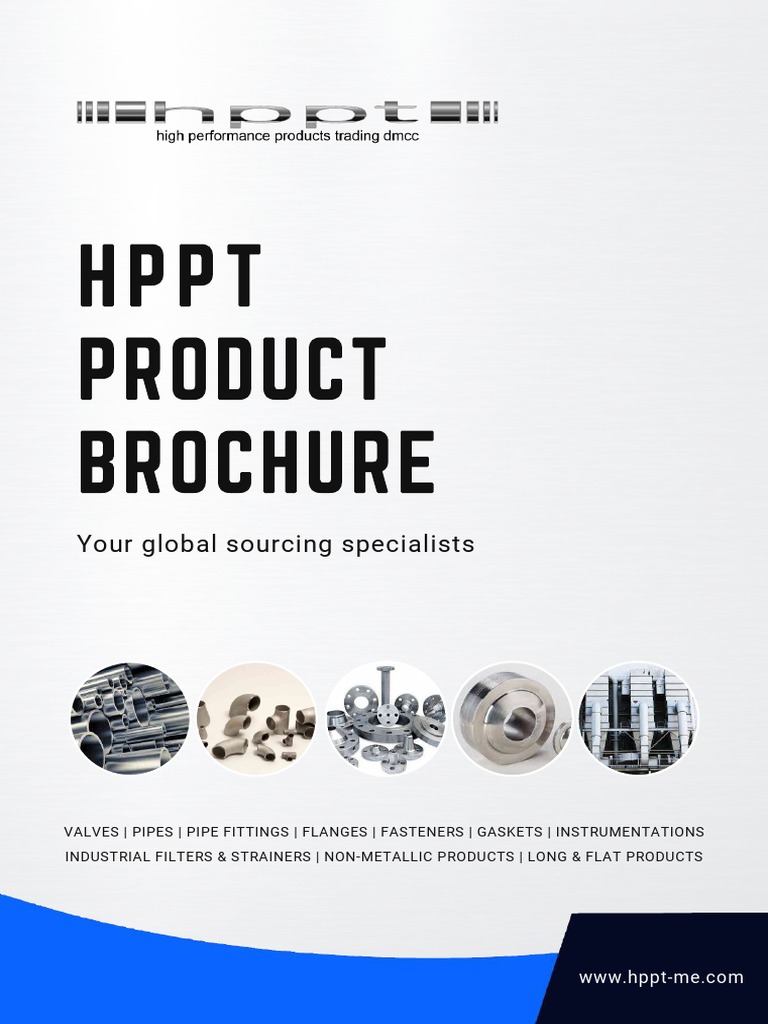 HPPT Product Brochure 2020 | PDF | Valve | Screw