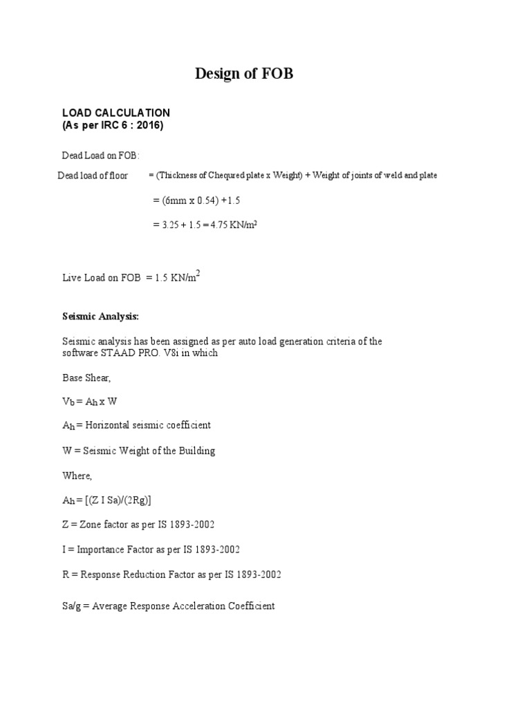 Design of Fob | PDF