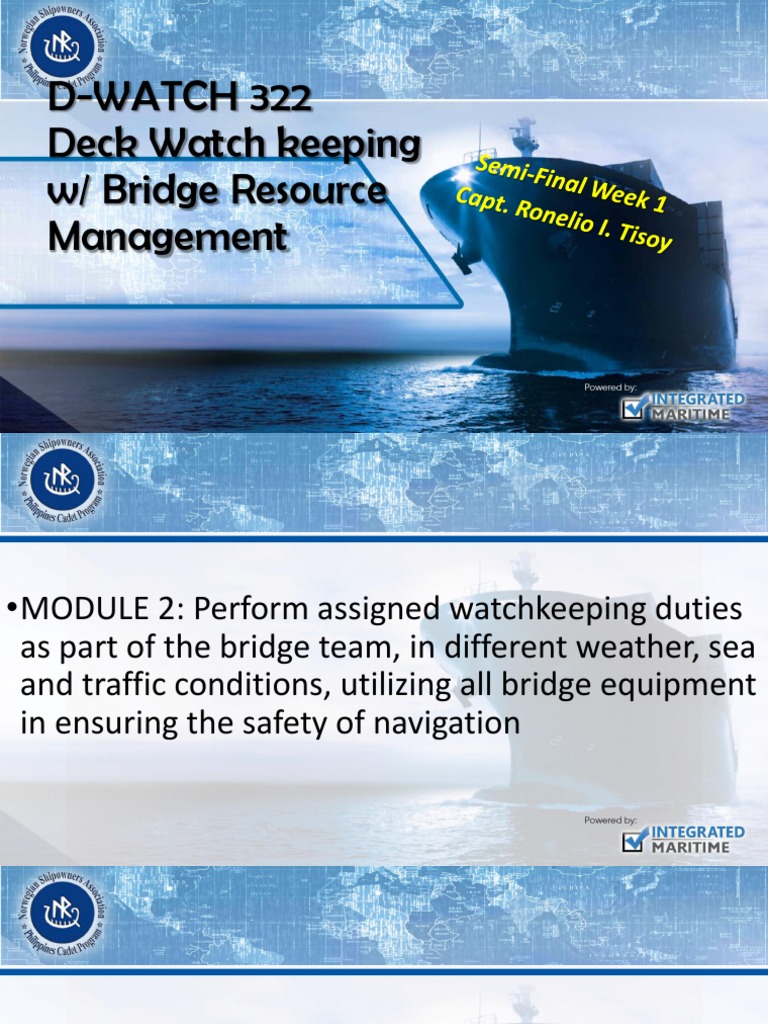 Navigational Watchkeeping Guide | PDF | Navigation | Radar
