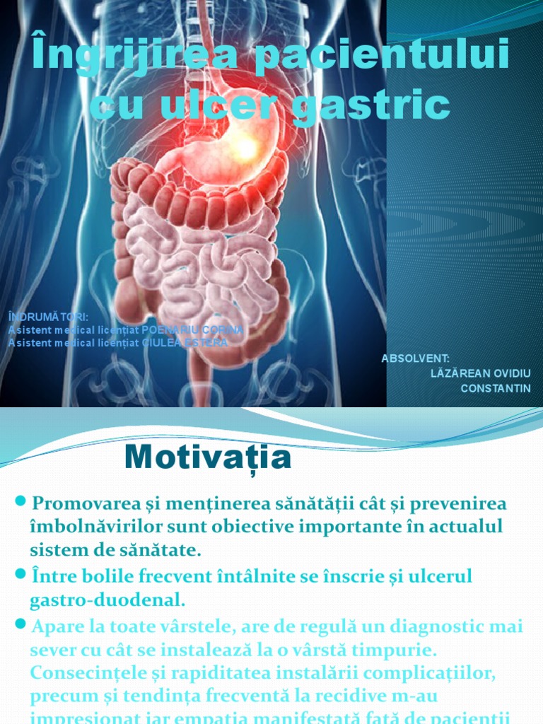 Lazarean Ulcerul Gastric | PDF