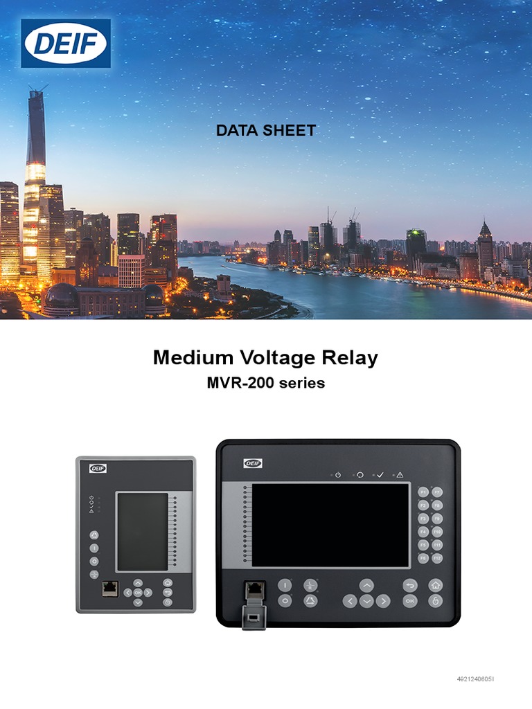 MVR 200 Data Sheet 4921240605 Uk | PDF | Power Supply | Electromagnetism
