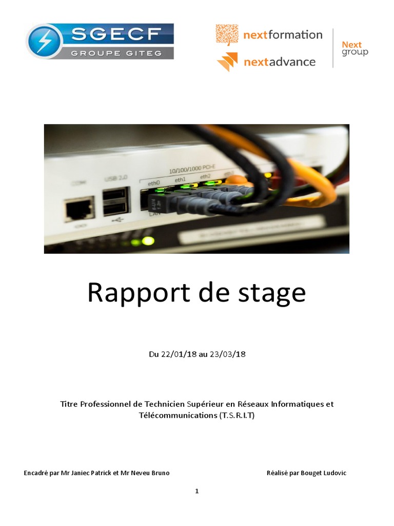 Rapport de Stage Final | Descargar gratis PDF | Microsoft Windows | Virtualisation