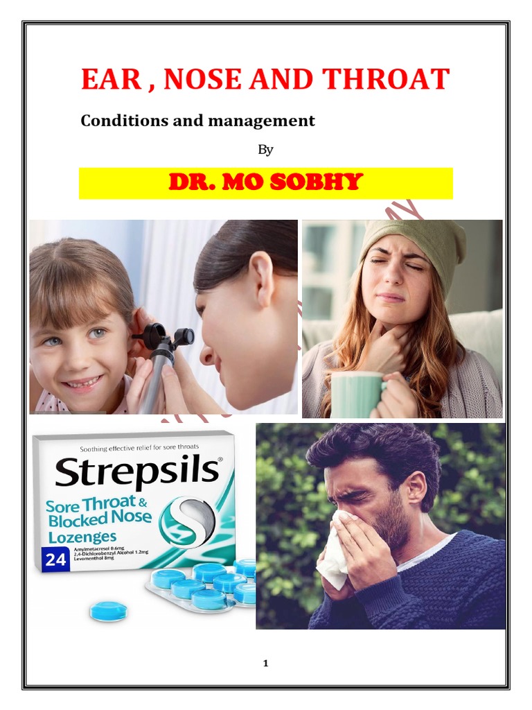 Ear, Nose and Throat: Dr. Mo Sobhy | PDF | Allergen | Allergy
