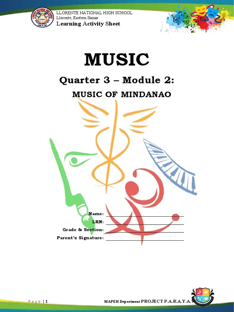 Music: Quarter 3 - Module 2 | PDF | Songs | Performing Arts