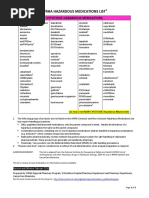 Cytotoxic and Cytostatic Drug Lists | PDF | Chemotherapy | Cancer