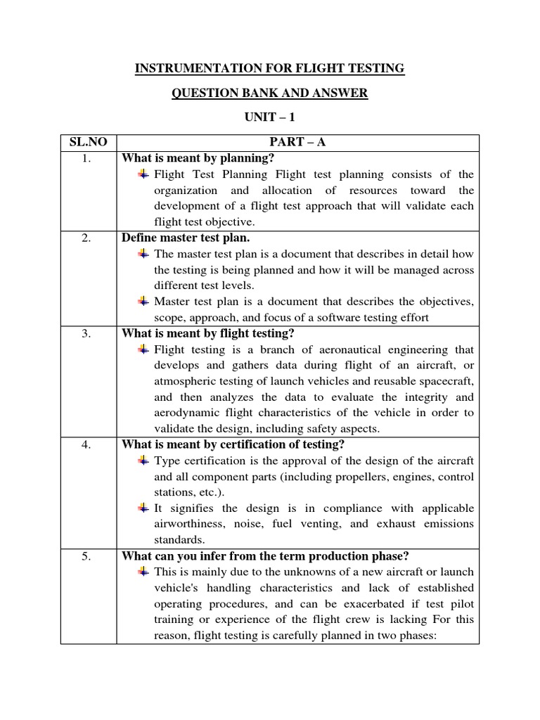 Instrumentation For Flight Testing Pdf
