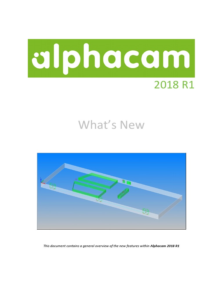 Alphacam 2018 R1 - WhatsNew | PDF
