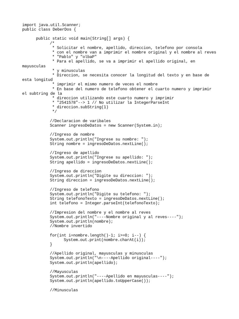 Manejo de Strings | PDF | Programación de computadoras | Programación ...