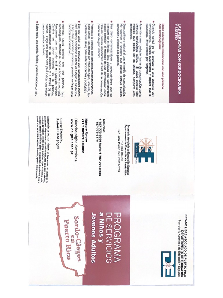 Opúsculo Sordociego - DE | PDF