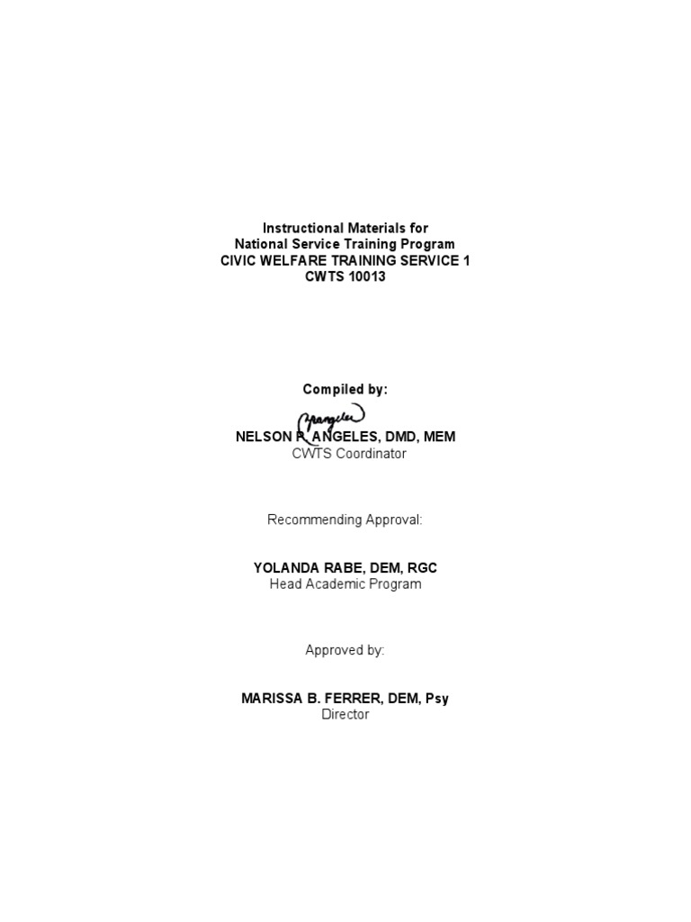 Module NSTP 2 | PDF | Obesity | Skeletal Muscle