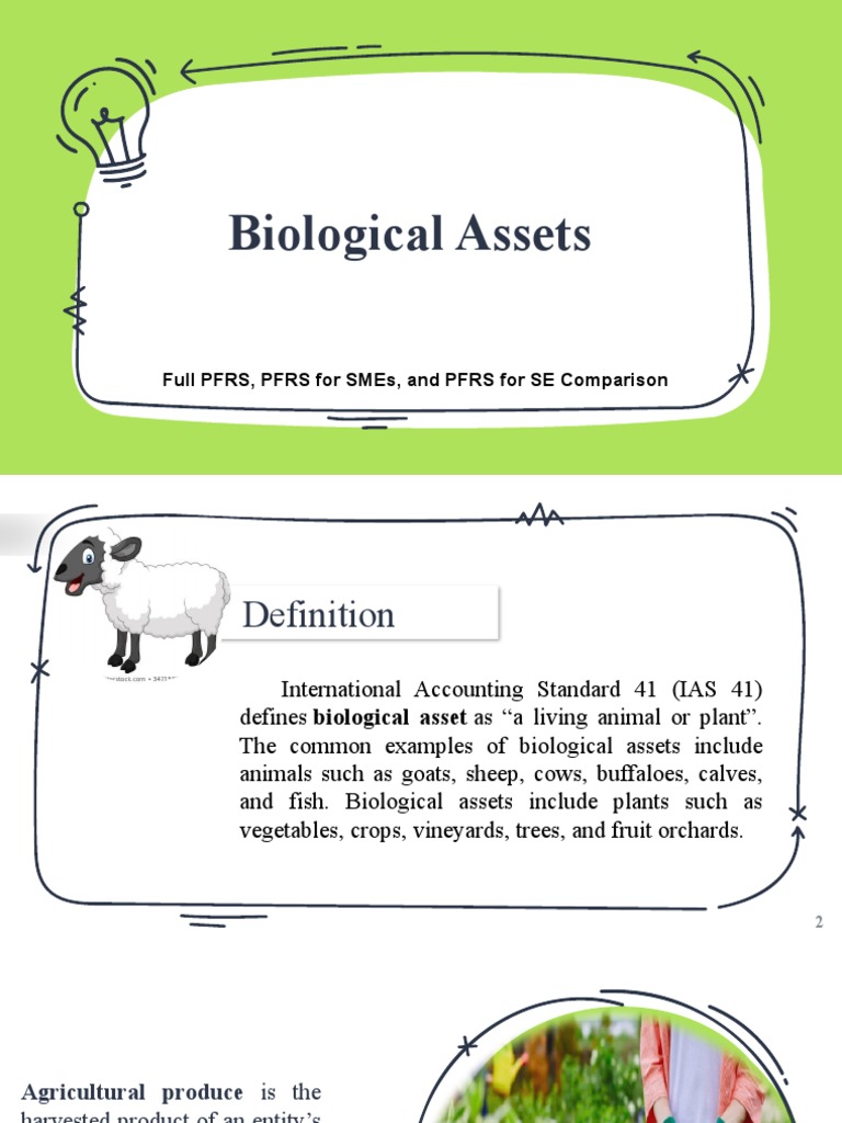 Biological Assets: Full PFRS, Pfrs For Smes, and Pfrs For Se Comparison ...