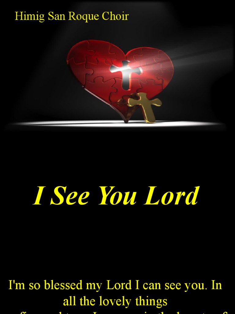 I See You Lord | PDF
