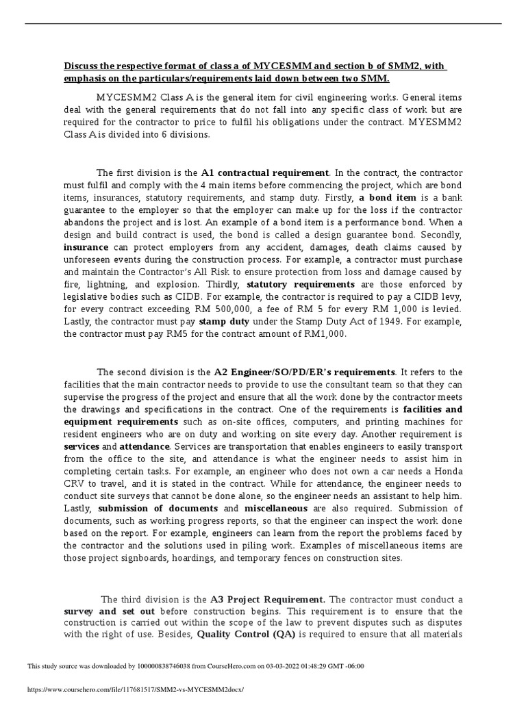 SMM2 Vs MYCESMM2 | PDF | Employment | Legal Liability