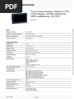 Schneider Electric - Easy-Harmony-ET6 - HMIET6400 | PDF | Touchscreen ...