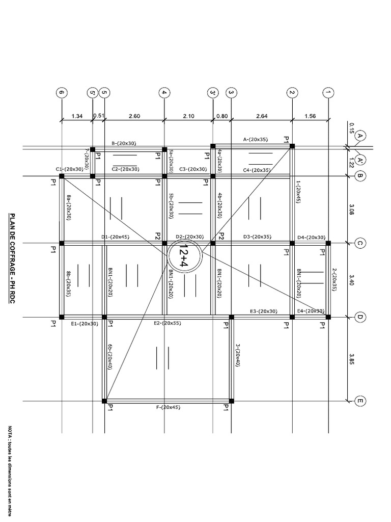 Plan de Coffrage | PDF