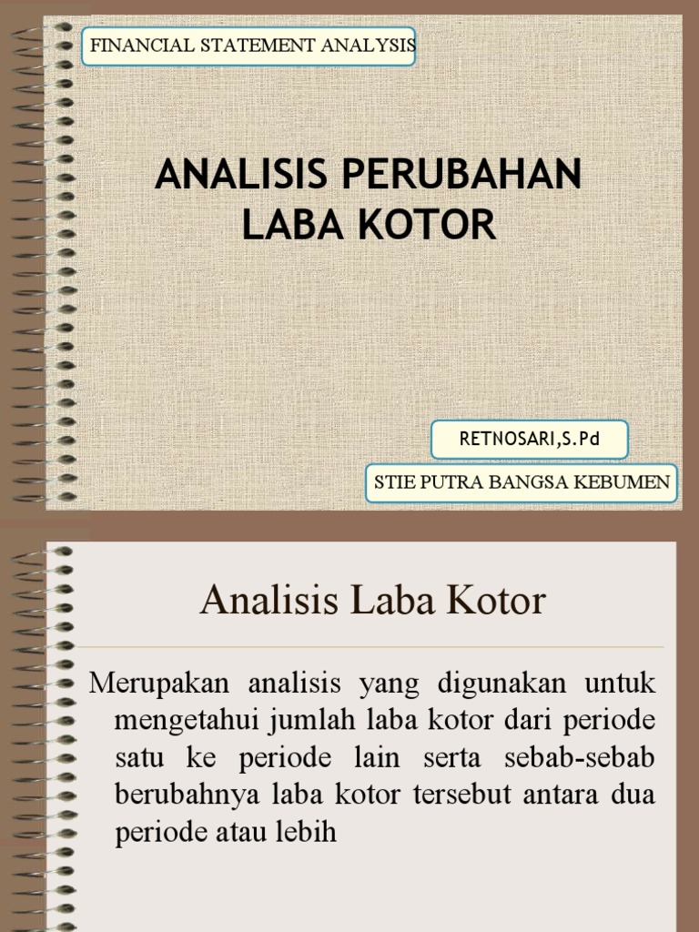 Analisis Laba Kotor | PDF