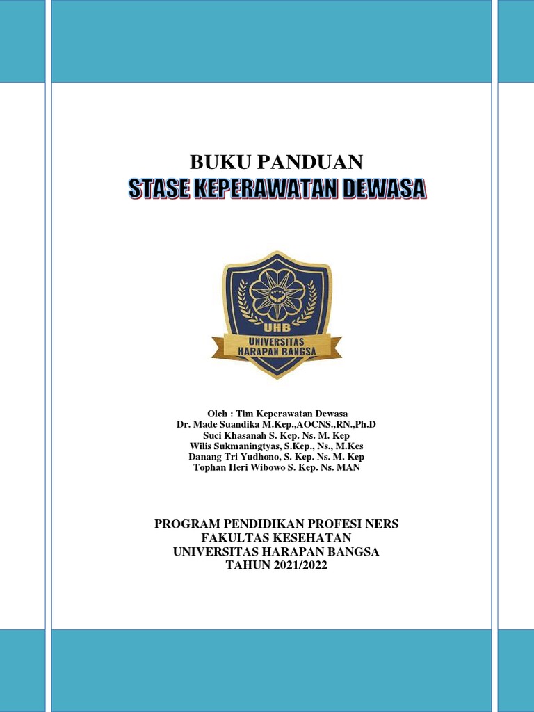 R1 - Panduan Ners Stase Kep Dewasa 2021-2022 | PDF