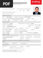 Formato de Rimac para Eps | PDF | Privacidad de la información | Especialidades Medicas