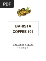 Barista Opening Checklist | PDF | Coffee | Refrigerator