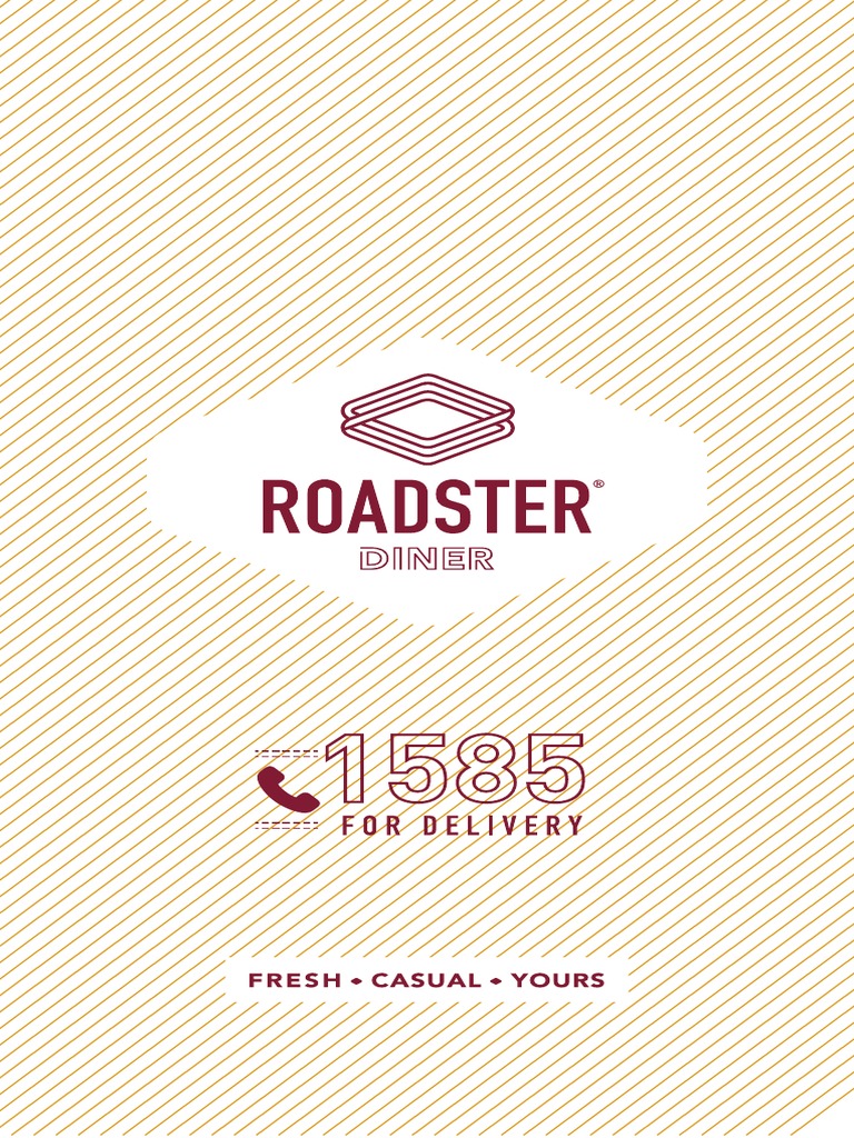 Roadster Delivery Menu | PDF