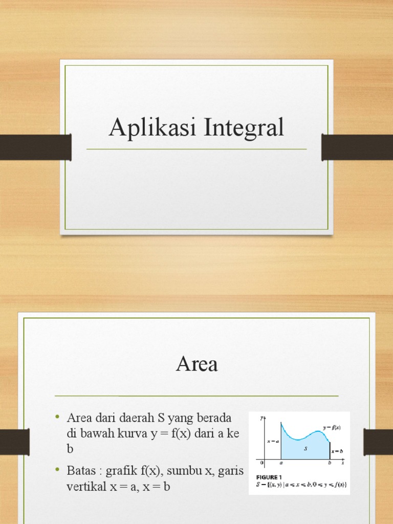 Aplikasi Integral | PDF