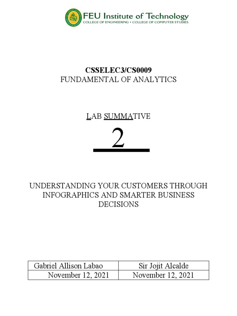 Business Analytics - Summative2 | PDF