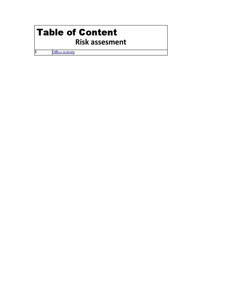 Risk Assessment | PDF | Electrical Wiring | Risk