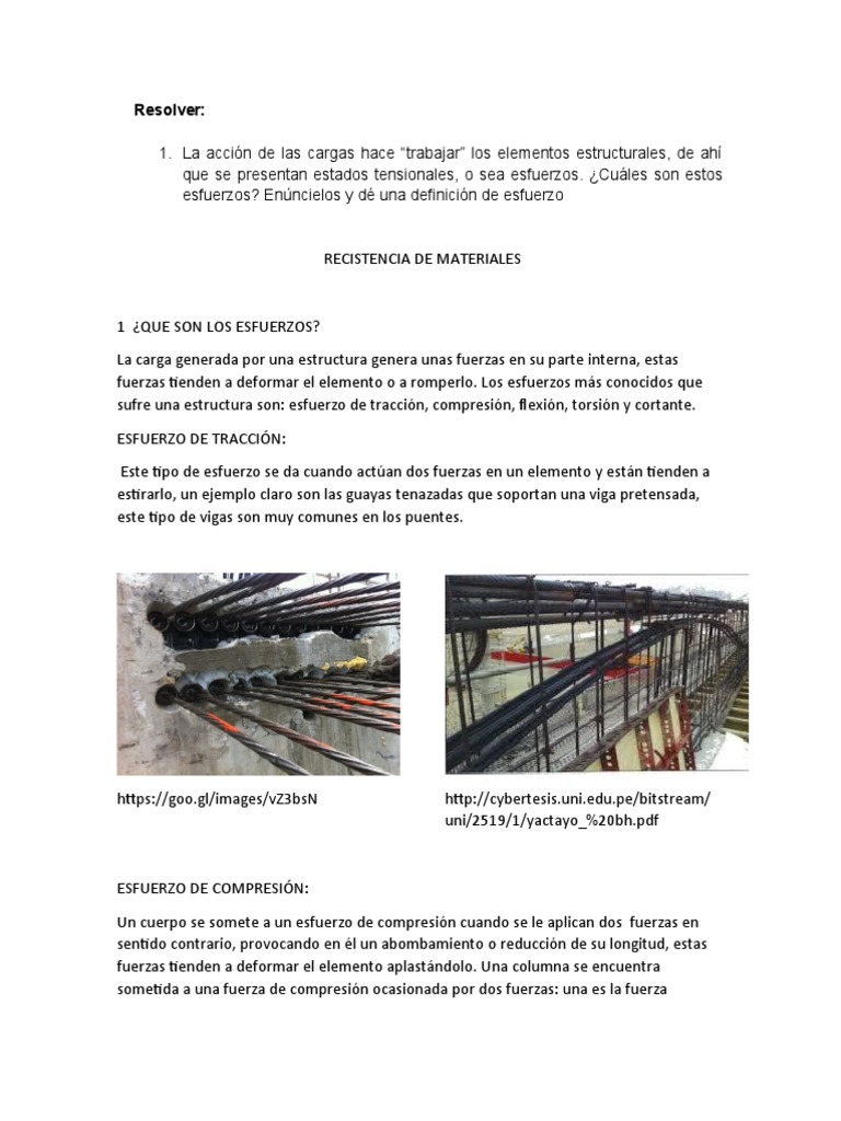 Resistencia de Materiales | PDF | Viga (Estructura) | Elasticidad (Física)
