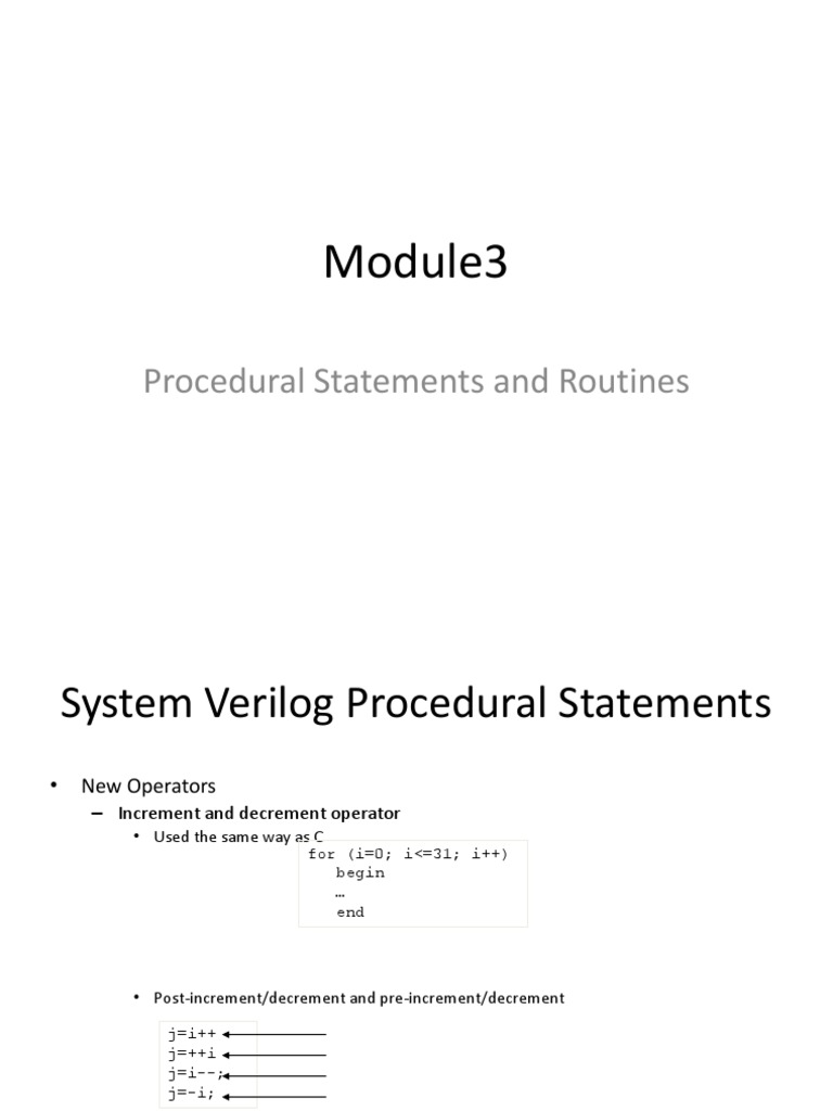 Systemverilog Notes Download Free Pdf Parameter Computer