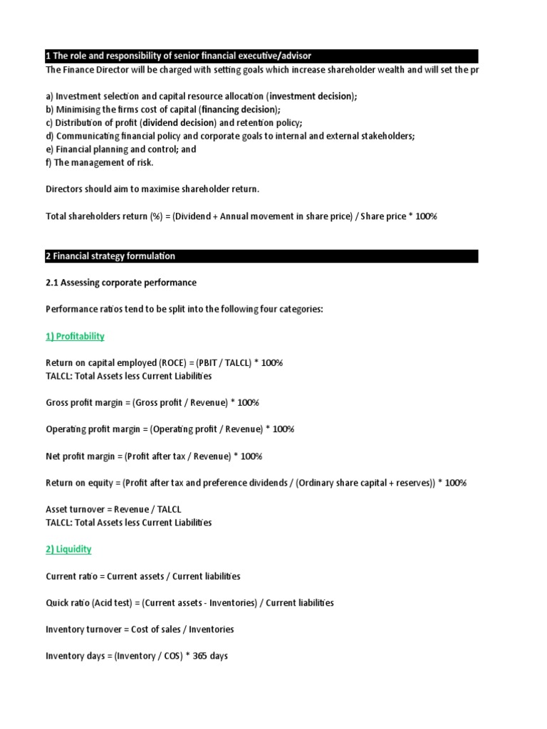 AFM Notes | PDF | Dividend | Securitization