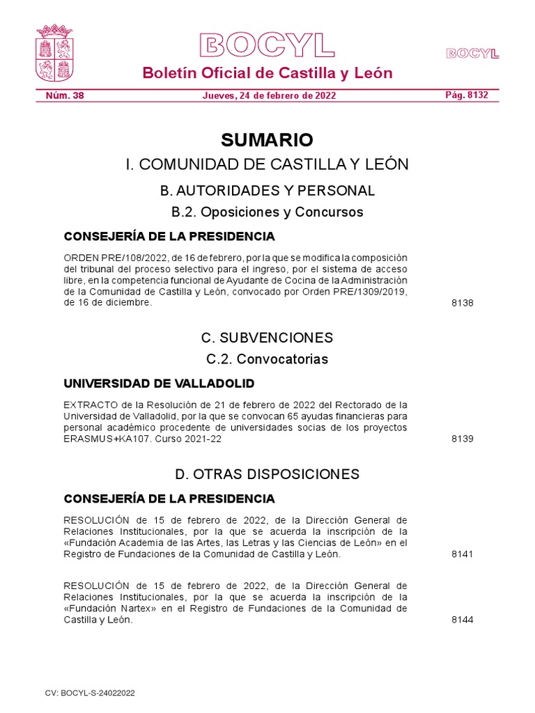 Bocyl S 24022022 | Descargar gratis PDF | Gobierno local