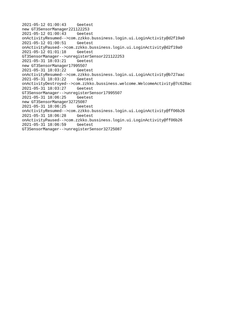Sensebot Log | PDF | Computers
