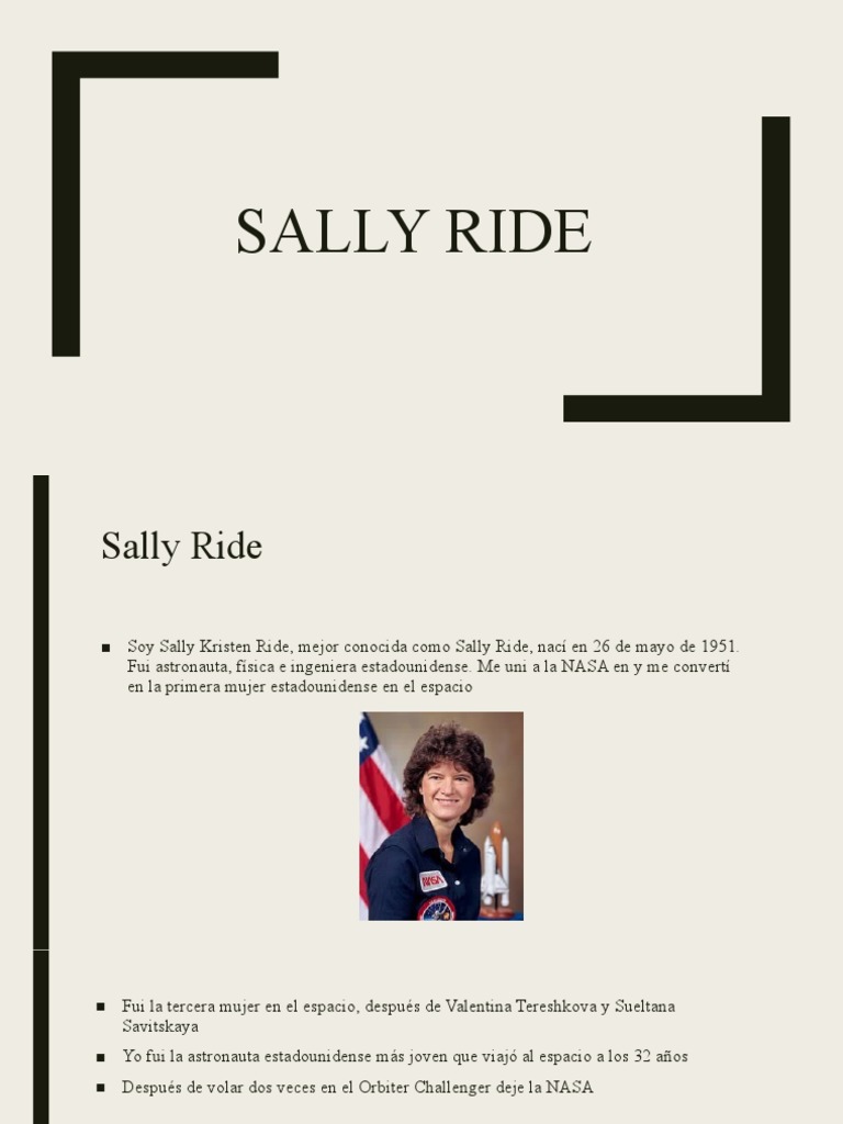 Sally Ride | PDF