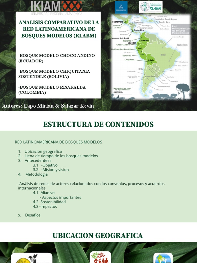 Red Latinoamericana de Bosques Modelos | PDF | Ciencia y matemáticas